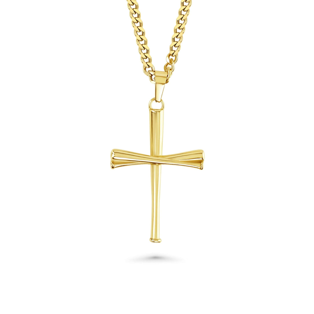 3.0 Baseball Bat Cross Necklace – All In Faith