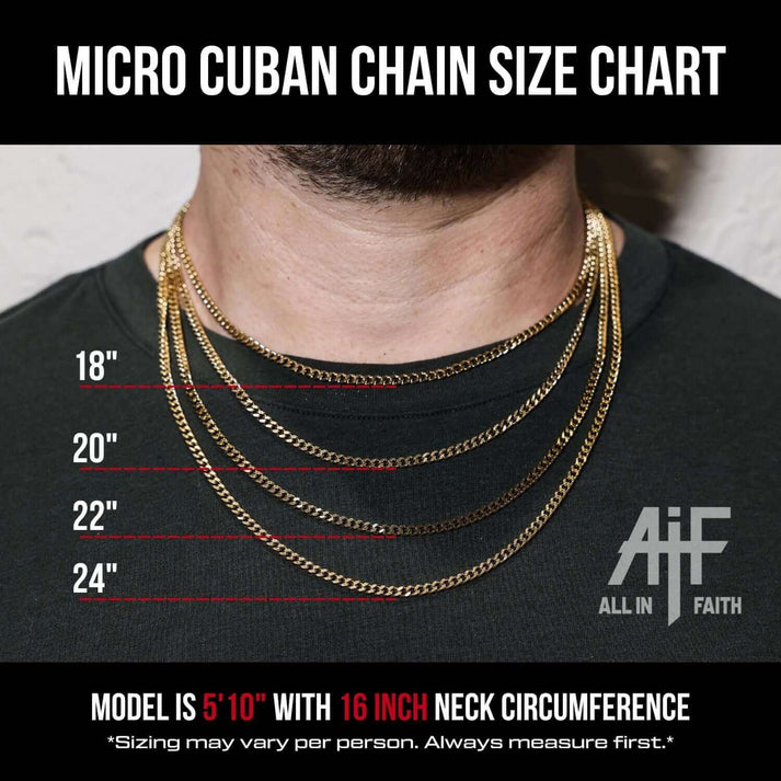 "Iced Out" Cross Necklace With Micro Cuban Chain – All In Faith