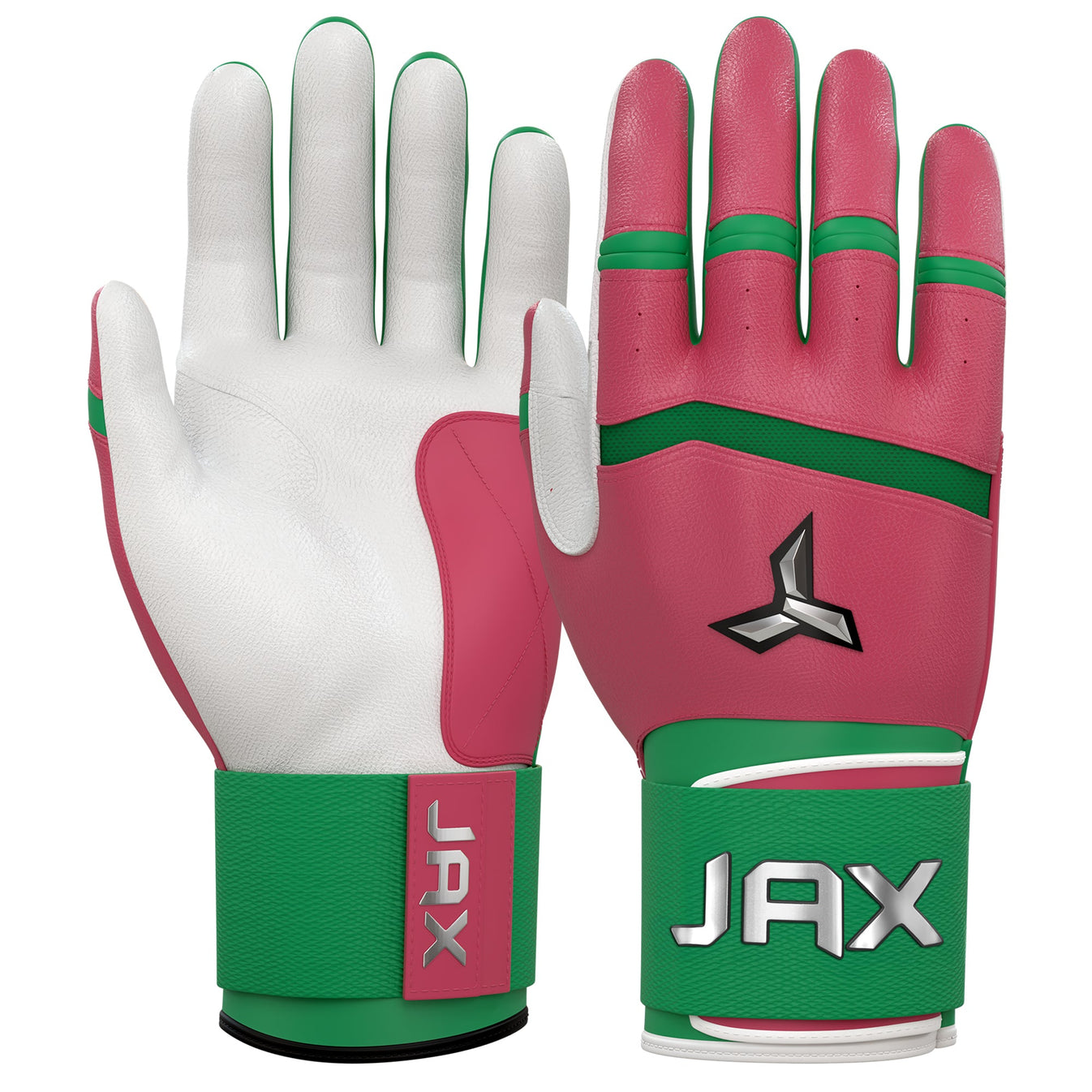 Jax Athletics Walk Off Watermelon Batting Gloves | Strap Cuff – All In ...