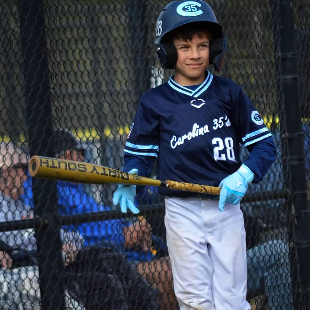 Jax Athletics Baby Blue Baseball Batting Gloves | Pro Cuff – All In Faith