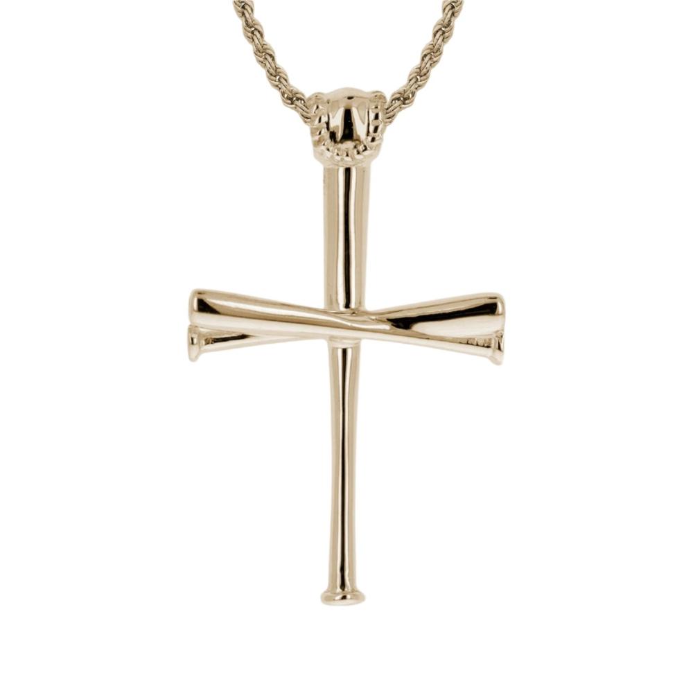 2.0 Baseball Bat Cross Necklace & Pendant – All In Faith