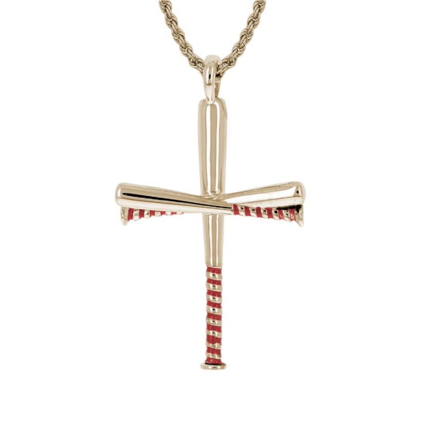 Color Grip Baseball Bat Cross Necklace – All In Faith