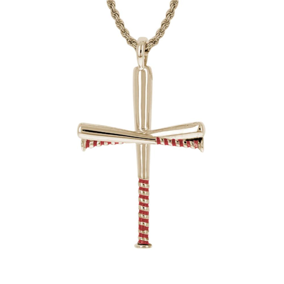 Color Grip Baseball Bat Cross Necklace – All In Faith