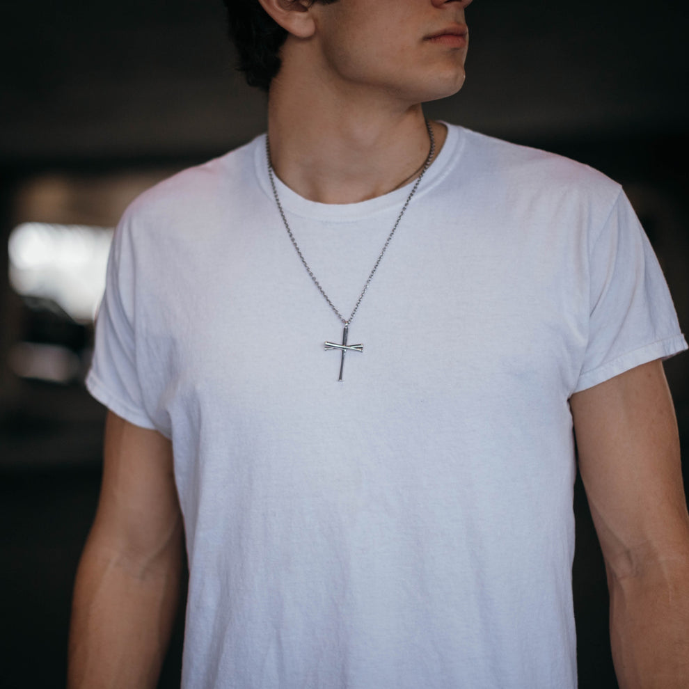 XL Baseball Bat Cross Necklace – All In Faith